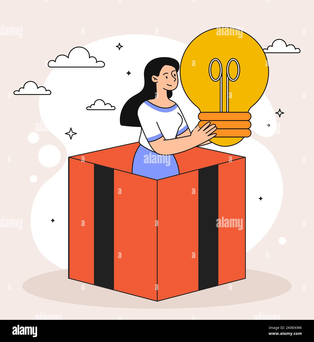 Creative thinking concept Stock Vector Image & Art - Alamy