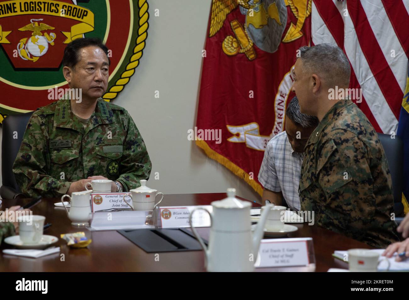 Japan Ground Self Defense Force Gen. Koji Yamazaki, the Chief of Staff ...