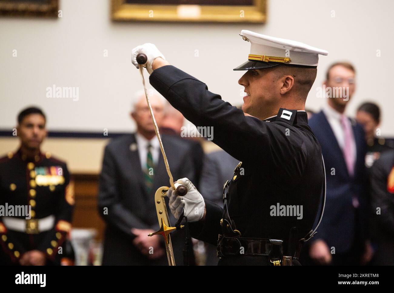 U.S. Marine Corps Capt. Justin Martinez, a motor transport officer with ...