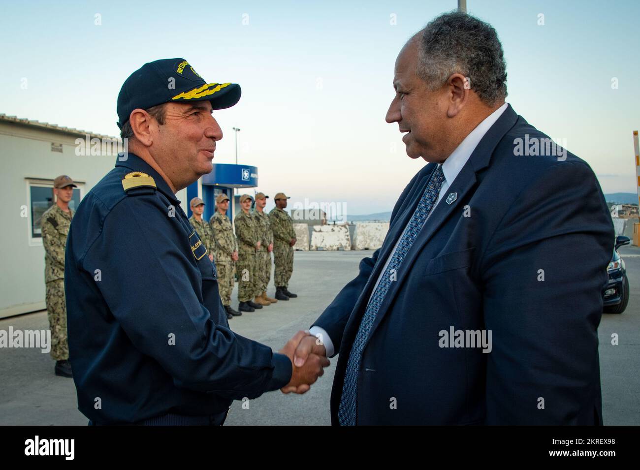 Commander hellenic naval base souda hi-res stock photography and images - Alamy
