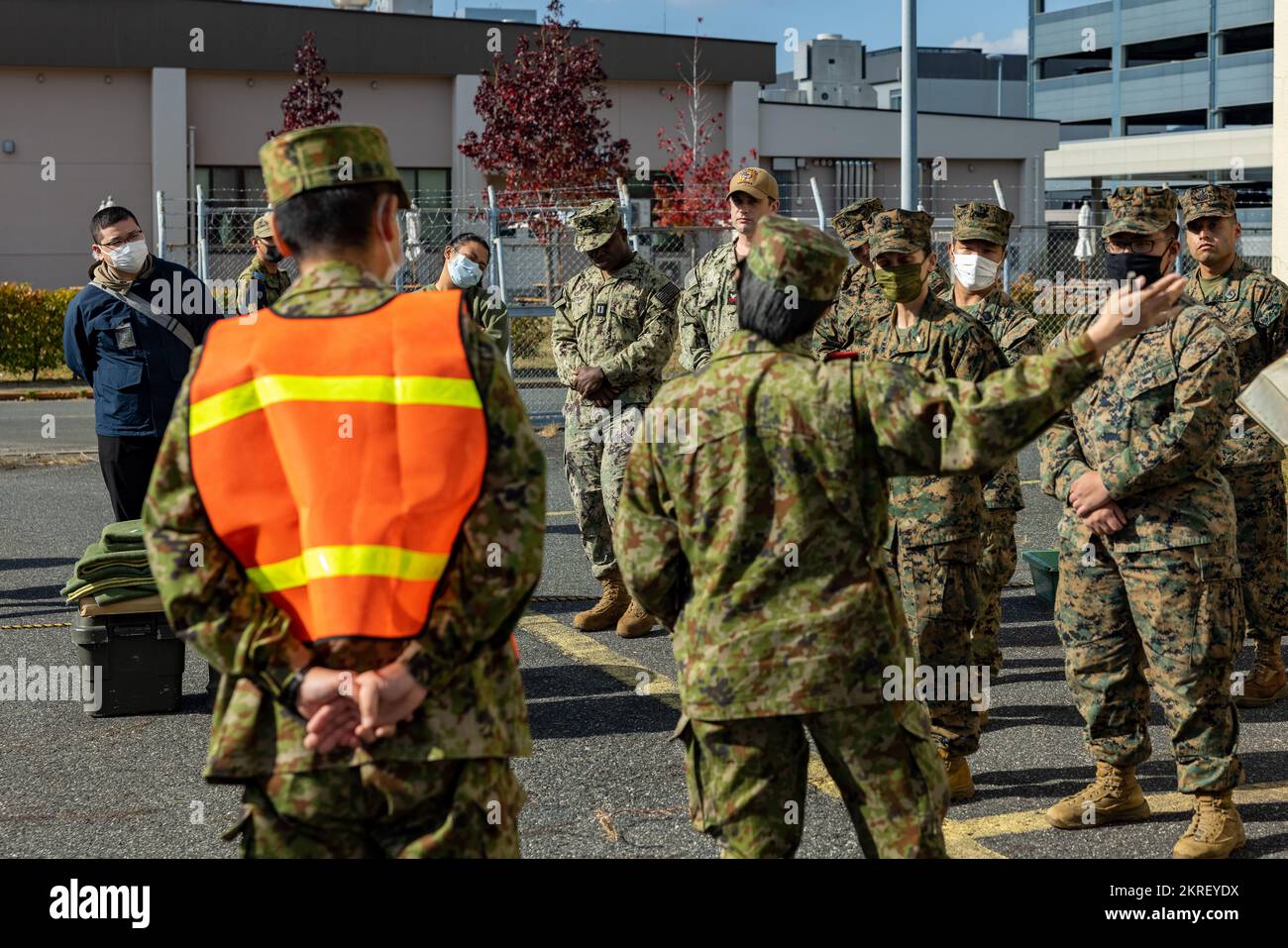 A Japan Ground Self-Defense Force member assigned to JGSDF’s 13th ...