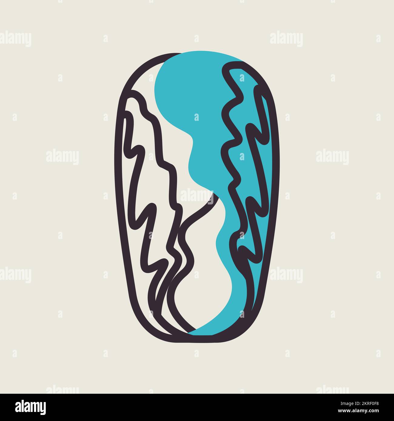 Chinese cabbage isolated vector icon. Vegetable sign. Graph symbol for ...