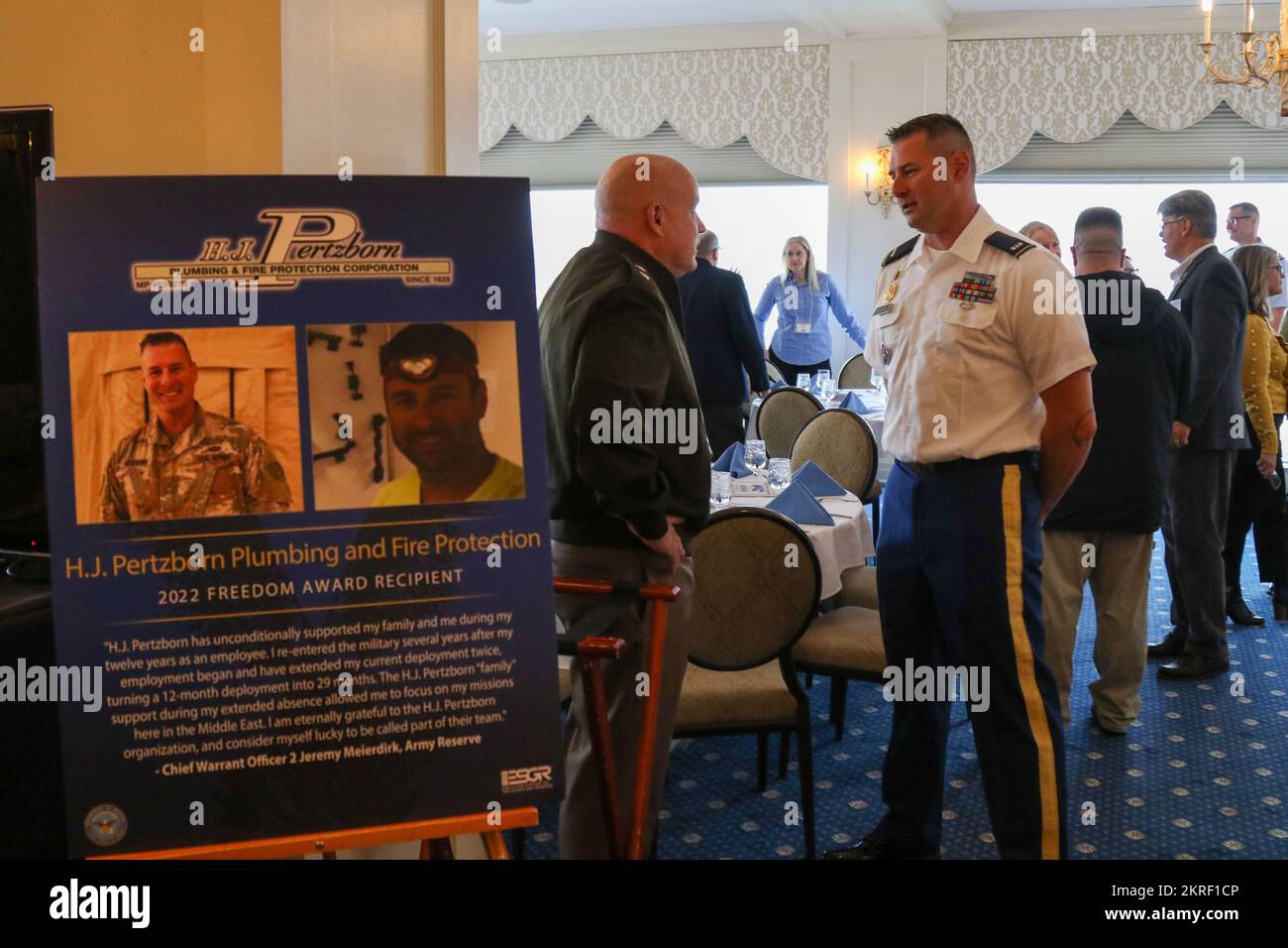 Major Gen. Matthew Baker, left, commanding general, 88th Readiness ...
