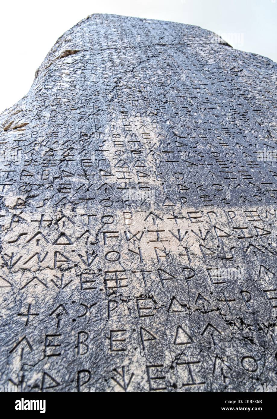 Antalya, Turkey, May 2014: Xanthos Ancient City. Monumental Stone ...