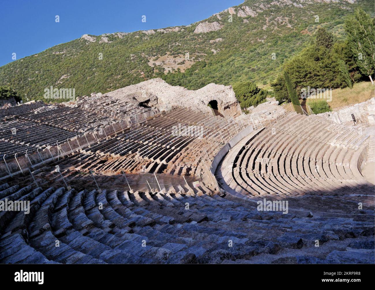 Izmir, Selcuk, Turkey, May 2018: The great theater of Ephesus ancient ...