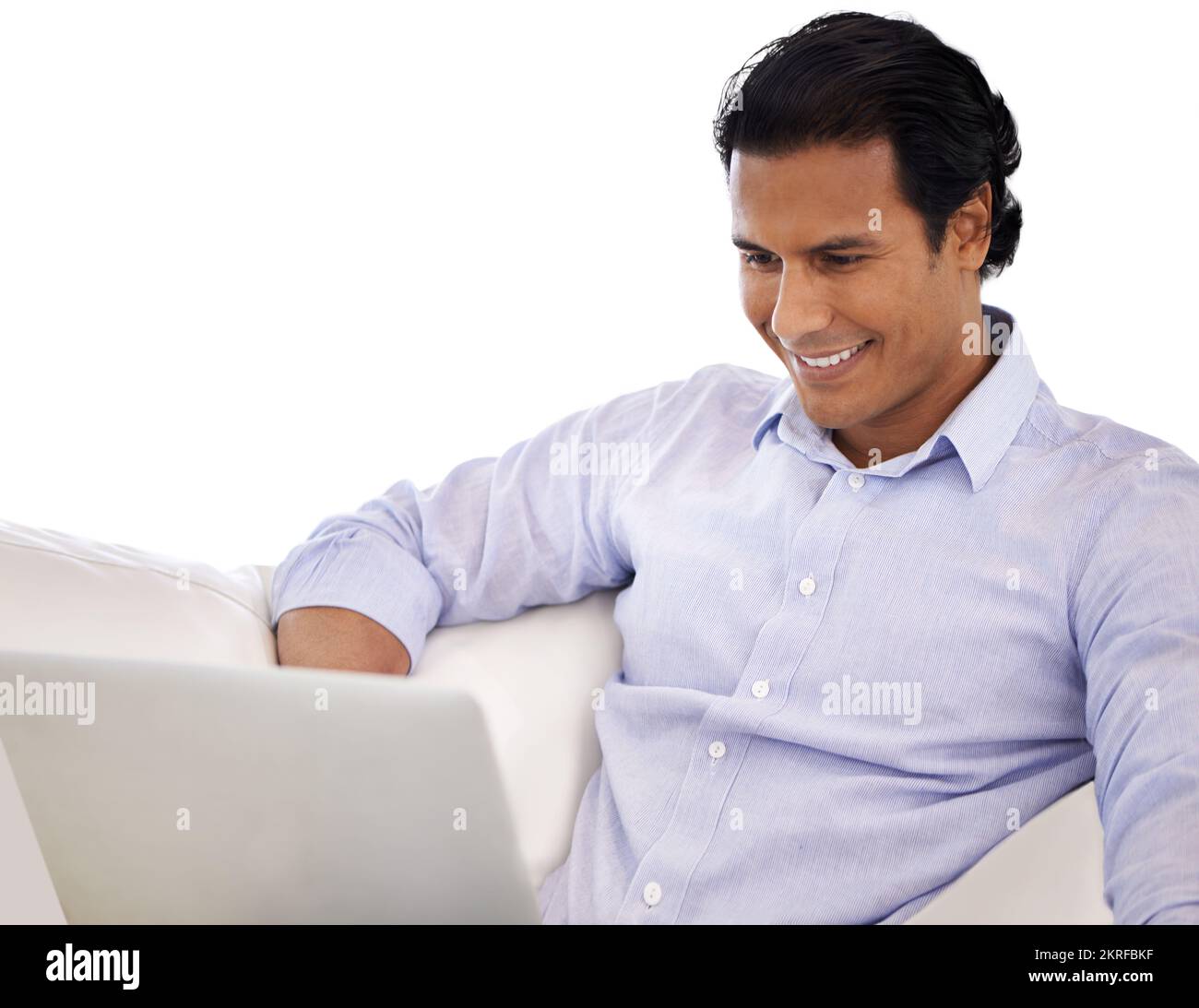 Indian man laptop hi-res stock photography and images - Alamy