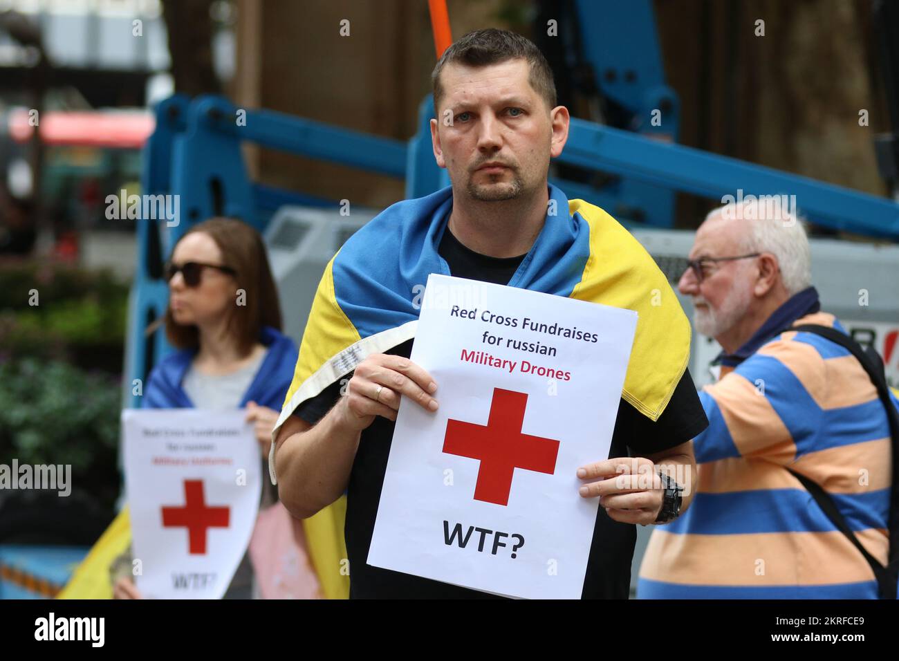 Sydney, Australia. 29th November 2022. A protest was held outside the ...