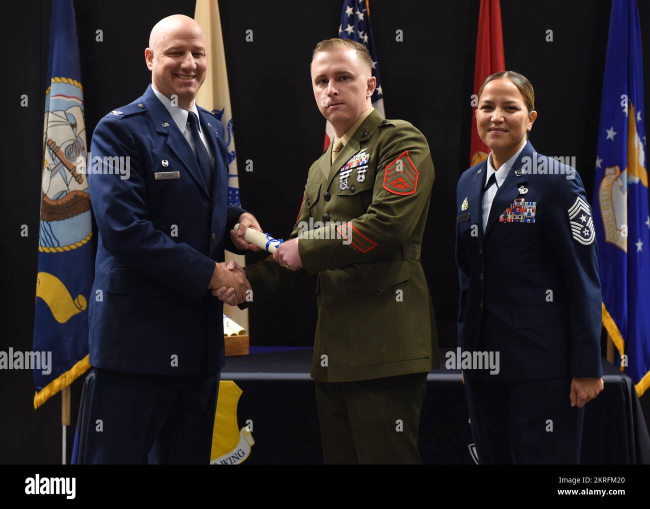 U.S. Air Force Col. Matthew Reilman, 17th Training Wing commander ...
