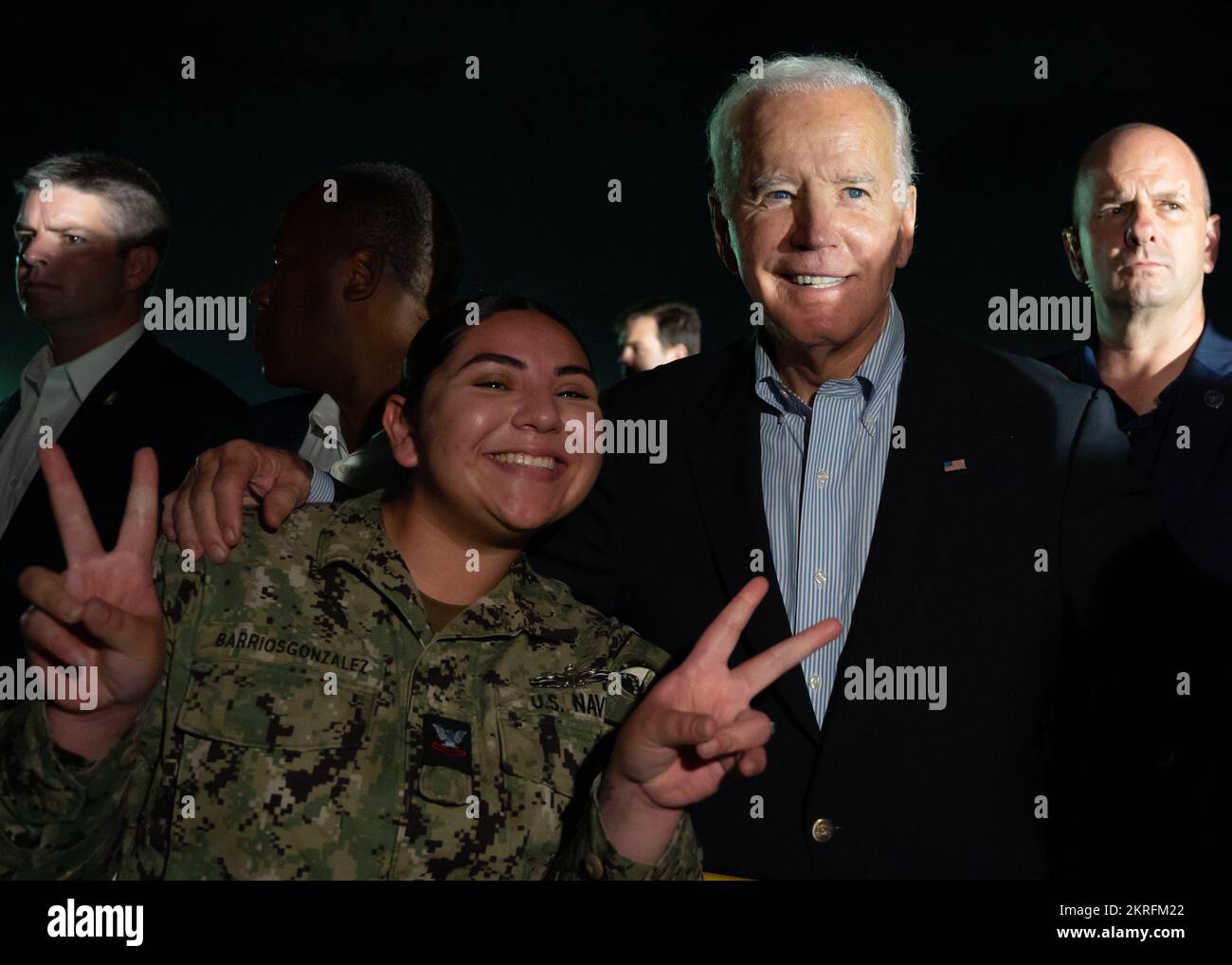 President Joe Biden visits Andersen Air Force Base, Guam, Nov. 16, 2022 ...