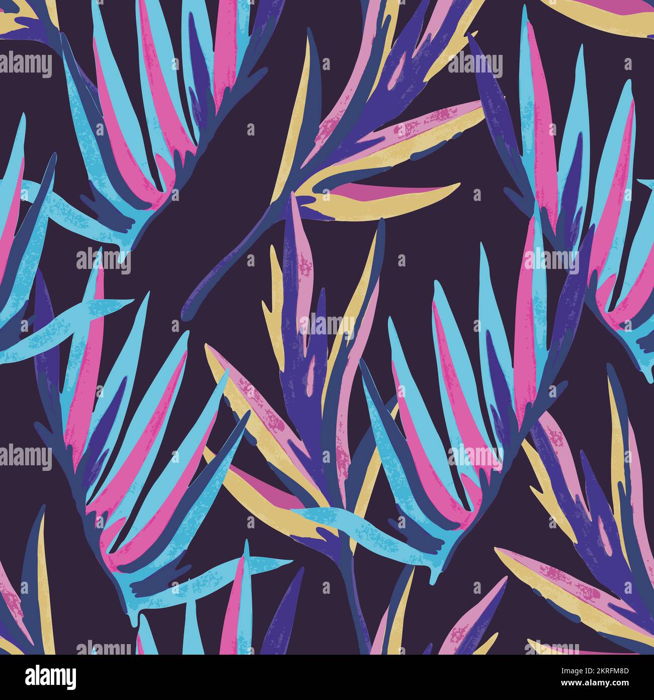 Psychedelic ornamental pattern. Watercolor hand drawn texture with ...