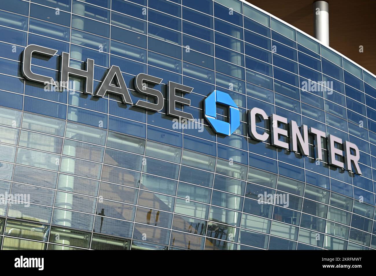 General overall view of the Chase Center on Wednesday, Oct. 26, 2022 ...