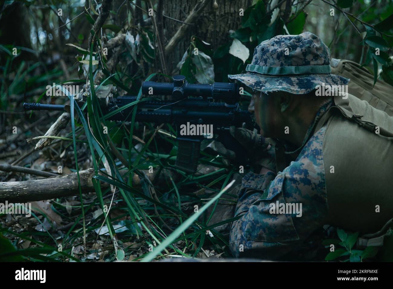 U.S. Marine Lance Cpl. Seth Hanson, an infantry rifleman with 1st ...