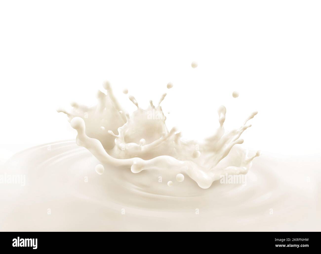 MILK SPLASH, Soy milk, isolated on white background Stock Photo - Alamy