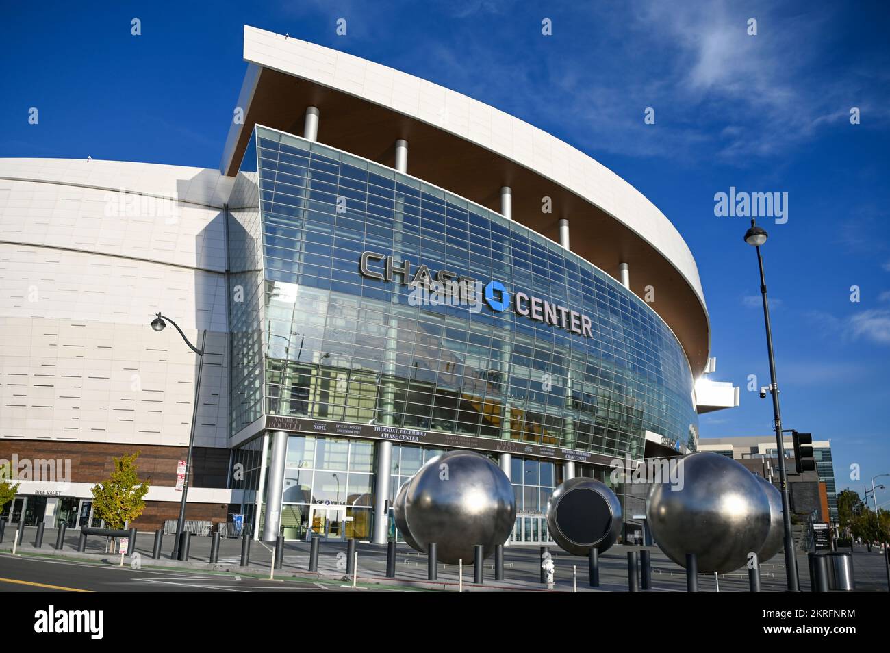 General overall view of the Chase Center on Wednesday, Oct. 26, 2022 ...
