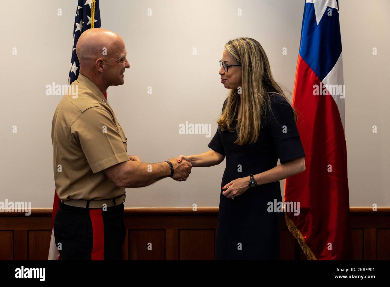 U.S. Marine Corps Lt. Gen. David Bellon, commanding general of Marine ...