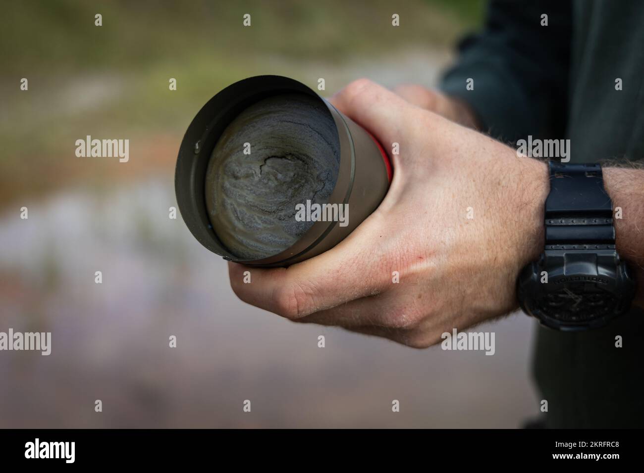 U.S. Marine Corps explosive ordnance disposal specialists with 9th ...