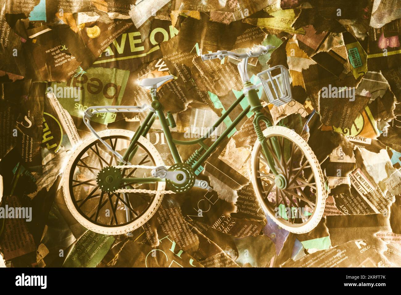 Newspaper delivery boy on bicycle hi-res stock photography and images ...