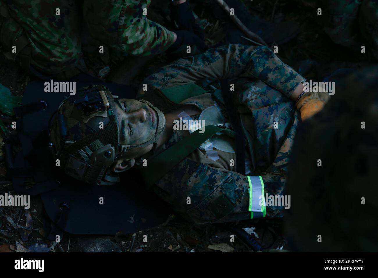 U.S. Marines with 1st Battalion, 2d Marines and members of the Japan ...