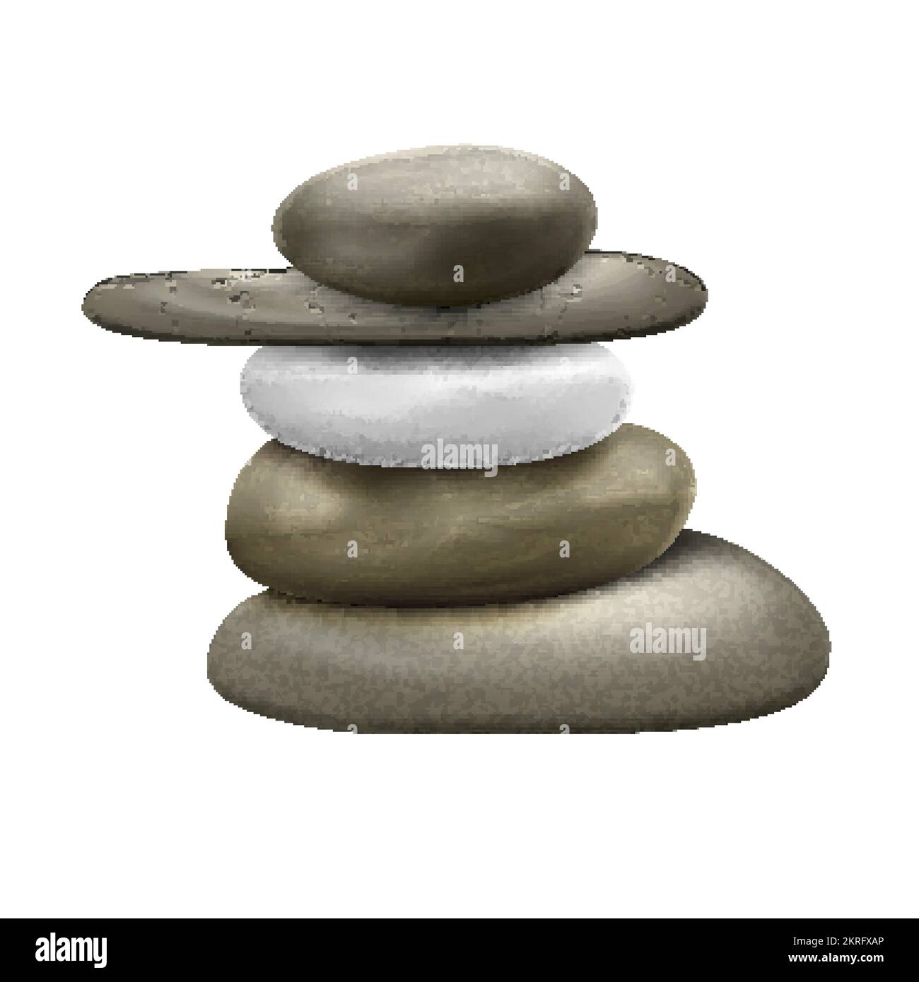 spa rock realistic vector Stock Vector Image & Art - Alamy