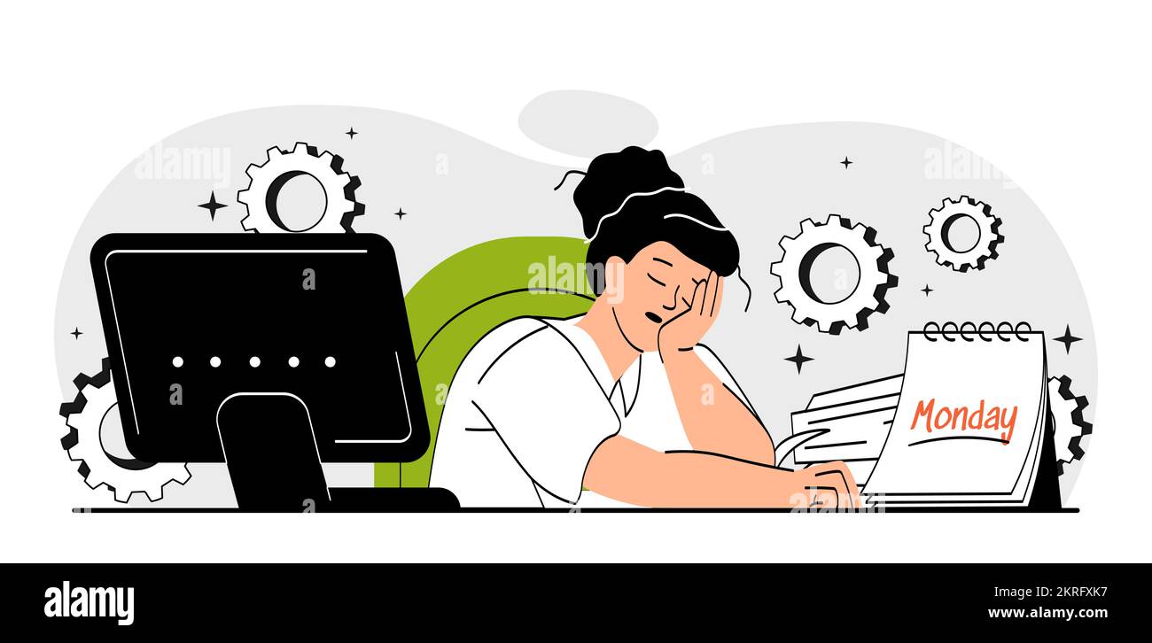 Monday face Cut Out Stock Images & Pictures - Alamy