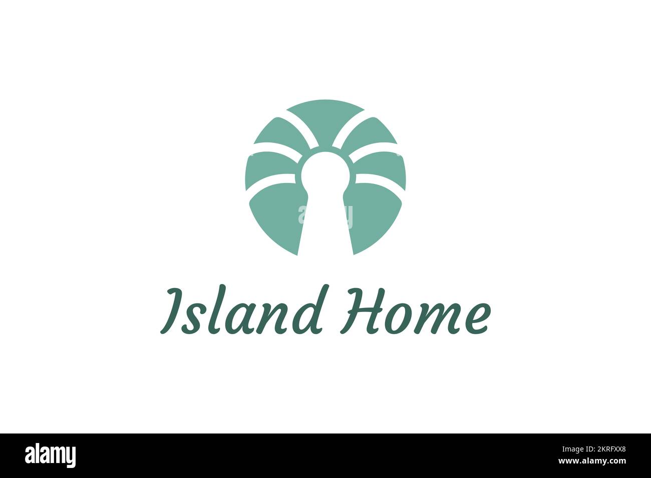 Keyhole beach Stock Vector Images - Alamy