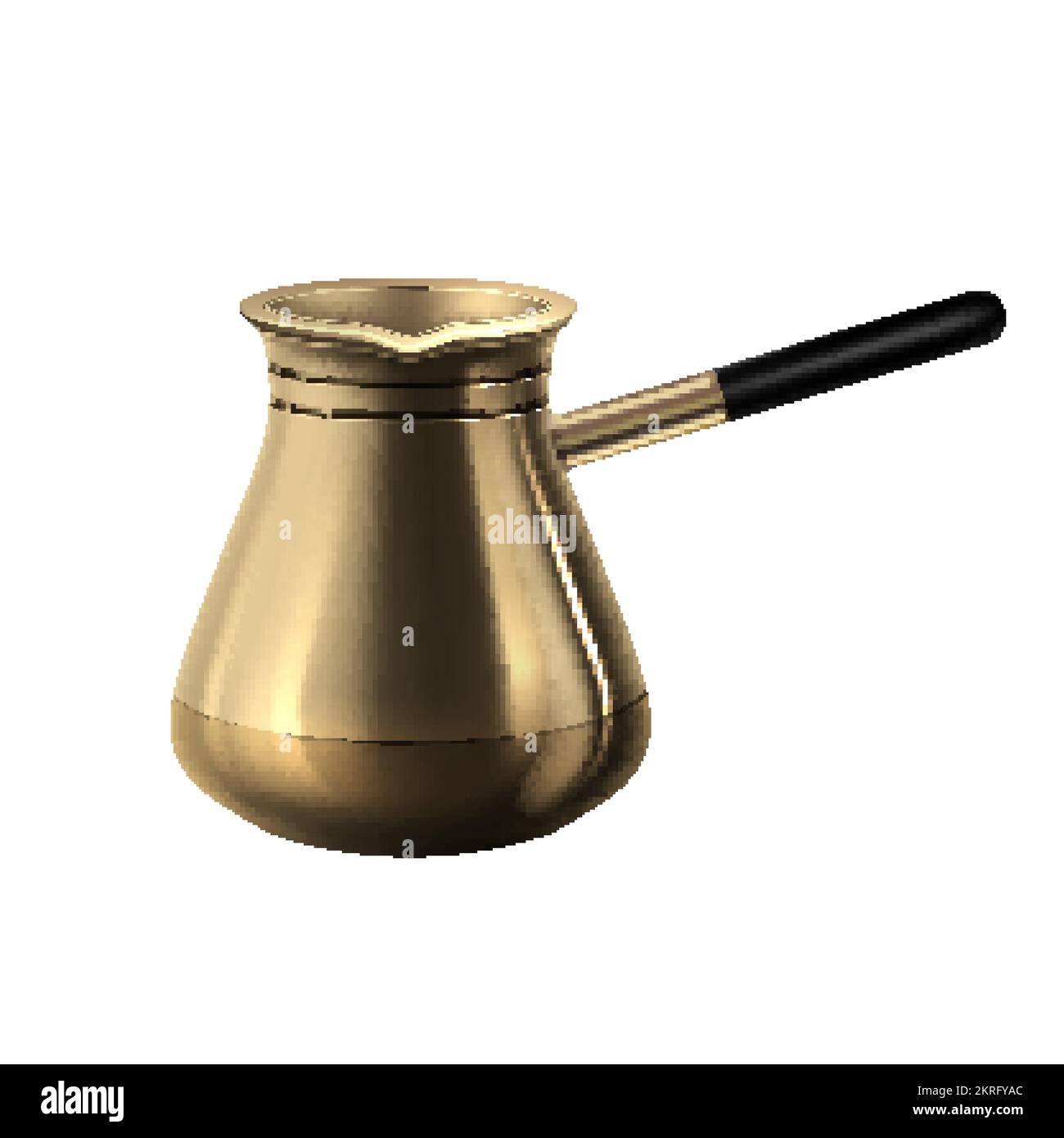 turkish coffee maker realistic vector Stock Vector Image & Art - Alamy