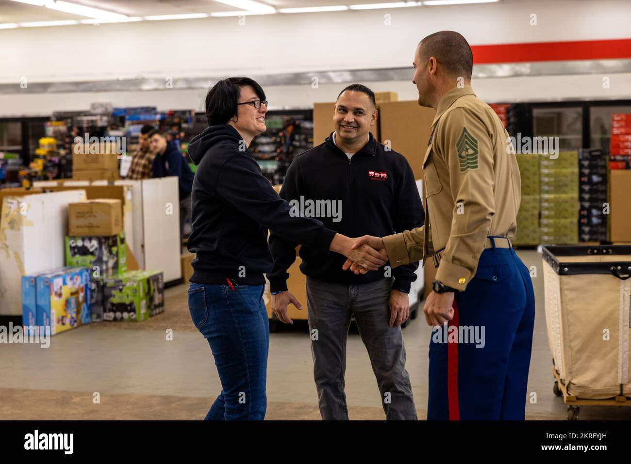 U.S. Marine Corps Sgt. Maj. Collin D. Barry, sergeant major, Marine ...