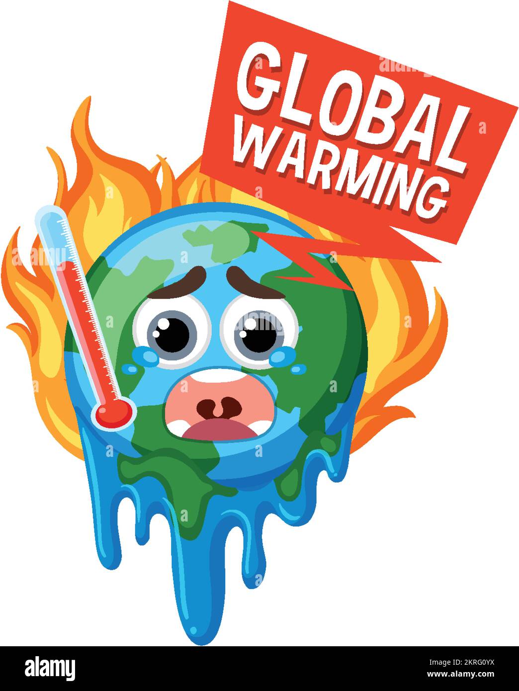 Global warming vector concept illustration Stock Vector Image & Art - Alamy