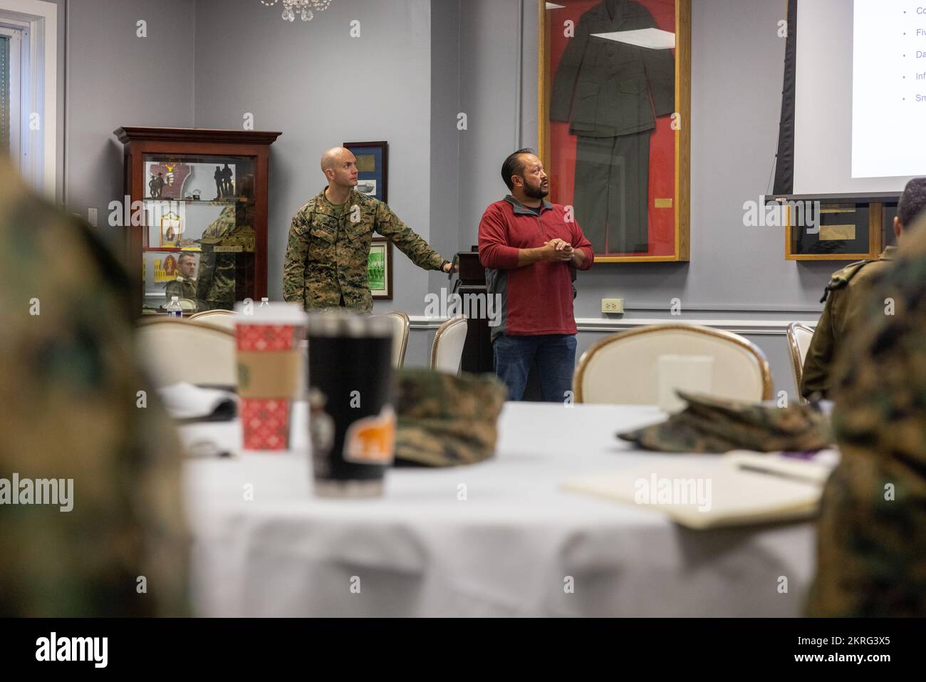 Senior leaders from the Israel Defense Force, including Brig. Gen. Guy ...
