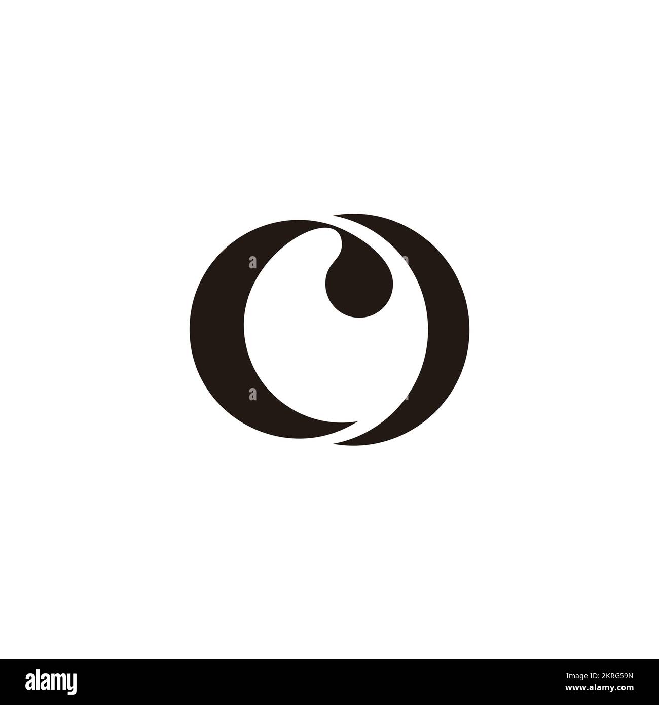 letter cd curves geometric round logo vector Stock Vector Image & Art ...