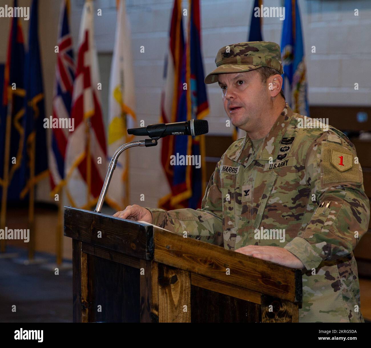 U.S. Army Col. Bryan M. Harris, commander of the 2nd Armored Brigade ...