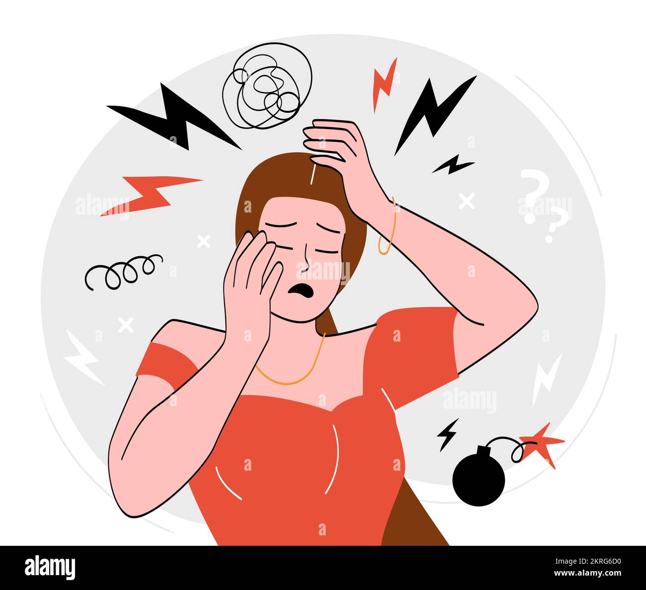 Anxiety concept art hi-res stock photography and images - Alamy