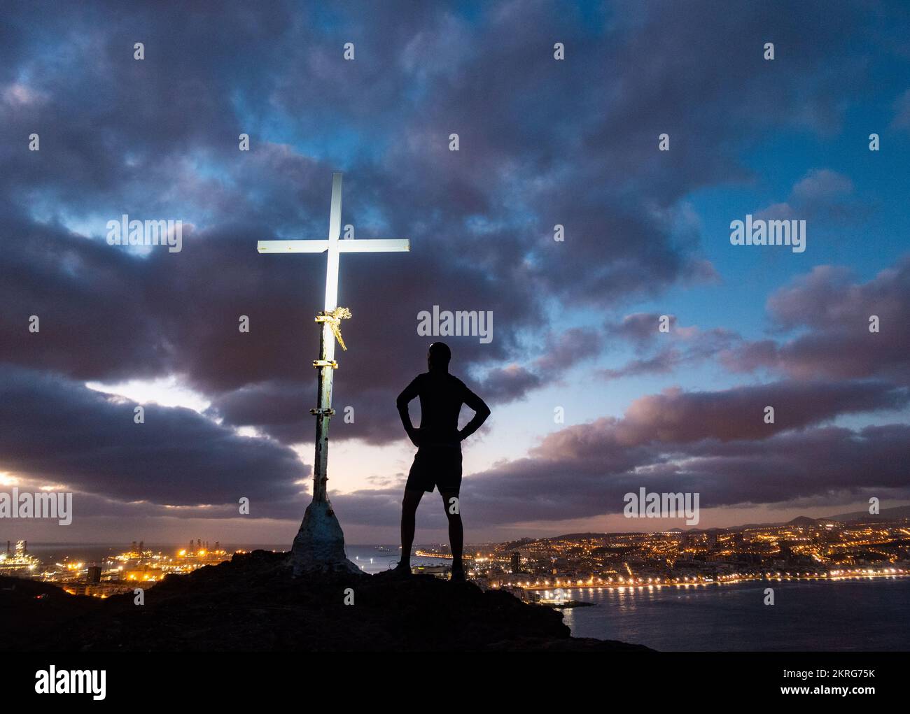 Head torch illuminates hi-res stock photography and images - Alamy