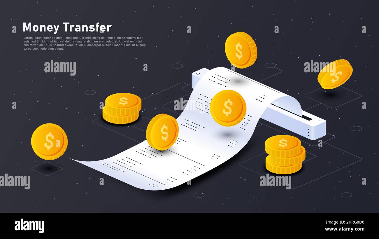 Money transfer concept Stock Vector Image & Art - Alamy