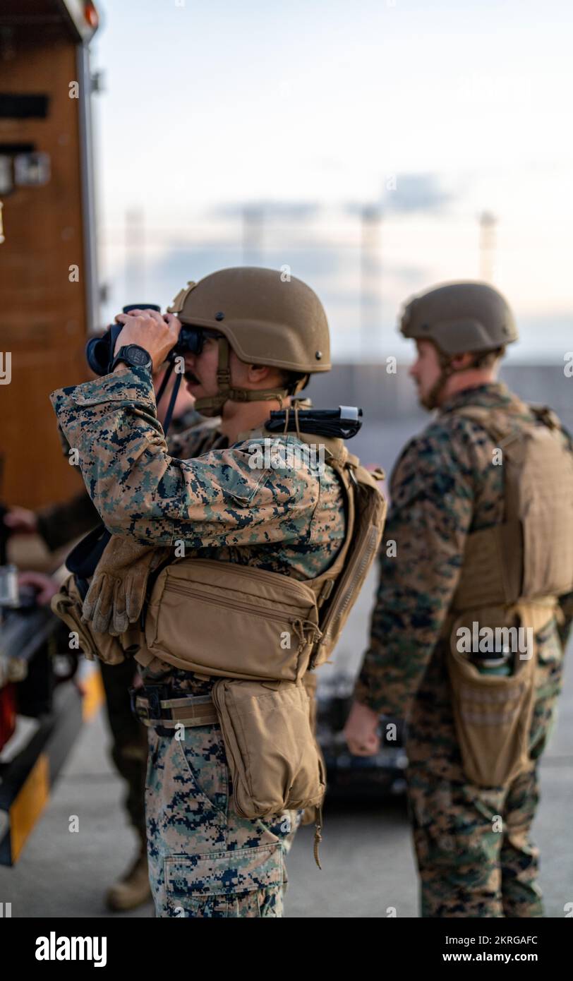 U.S. Marine explosive ordnance disposal technicians with Explosive ...