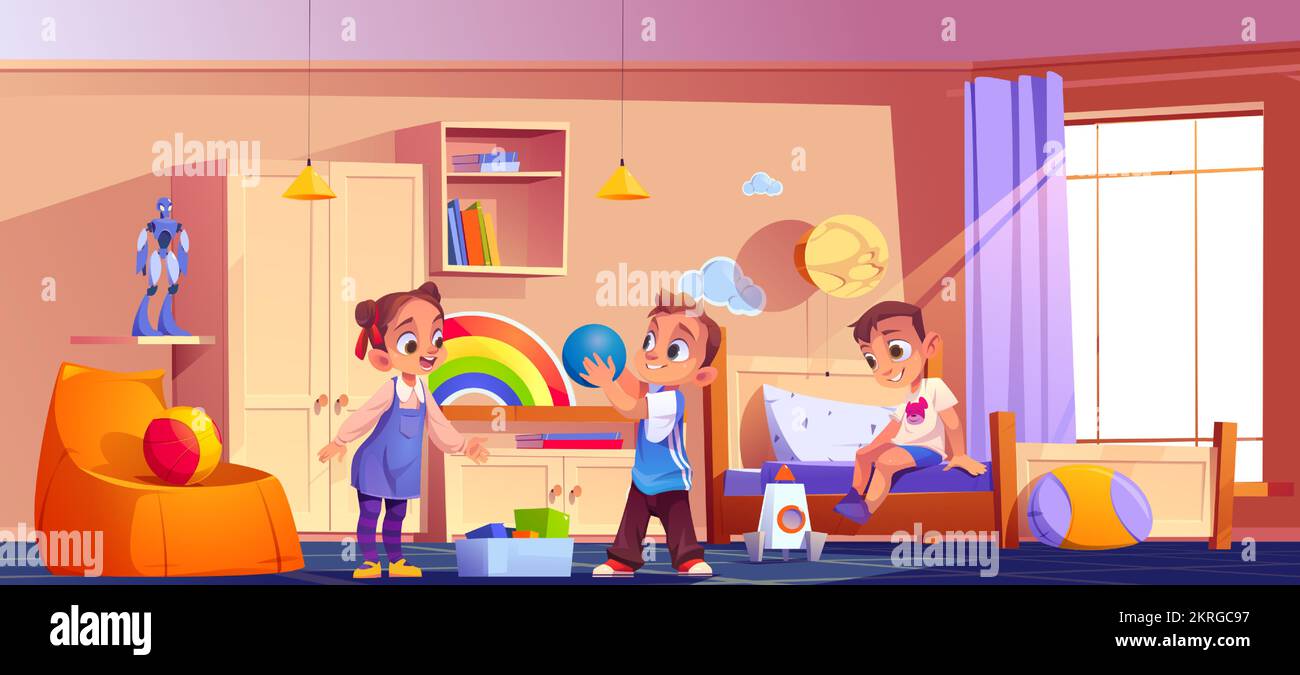 Messy bedroom floor Stock Vector Images - Alamy