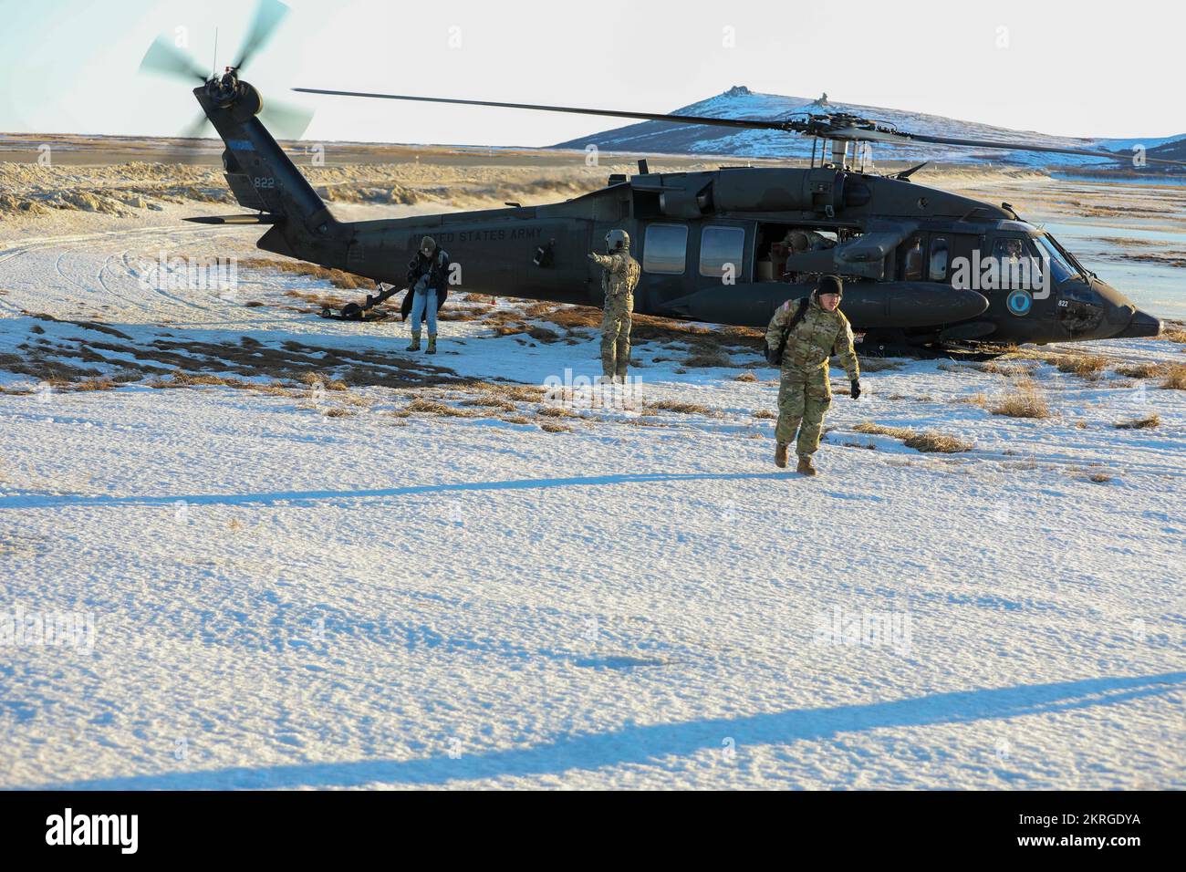 Volunteers with the Alaska National Guard, Salvation Army and local ...