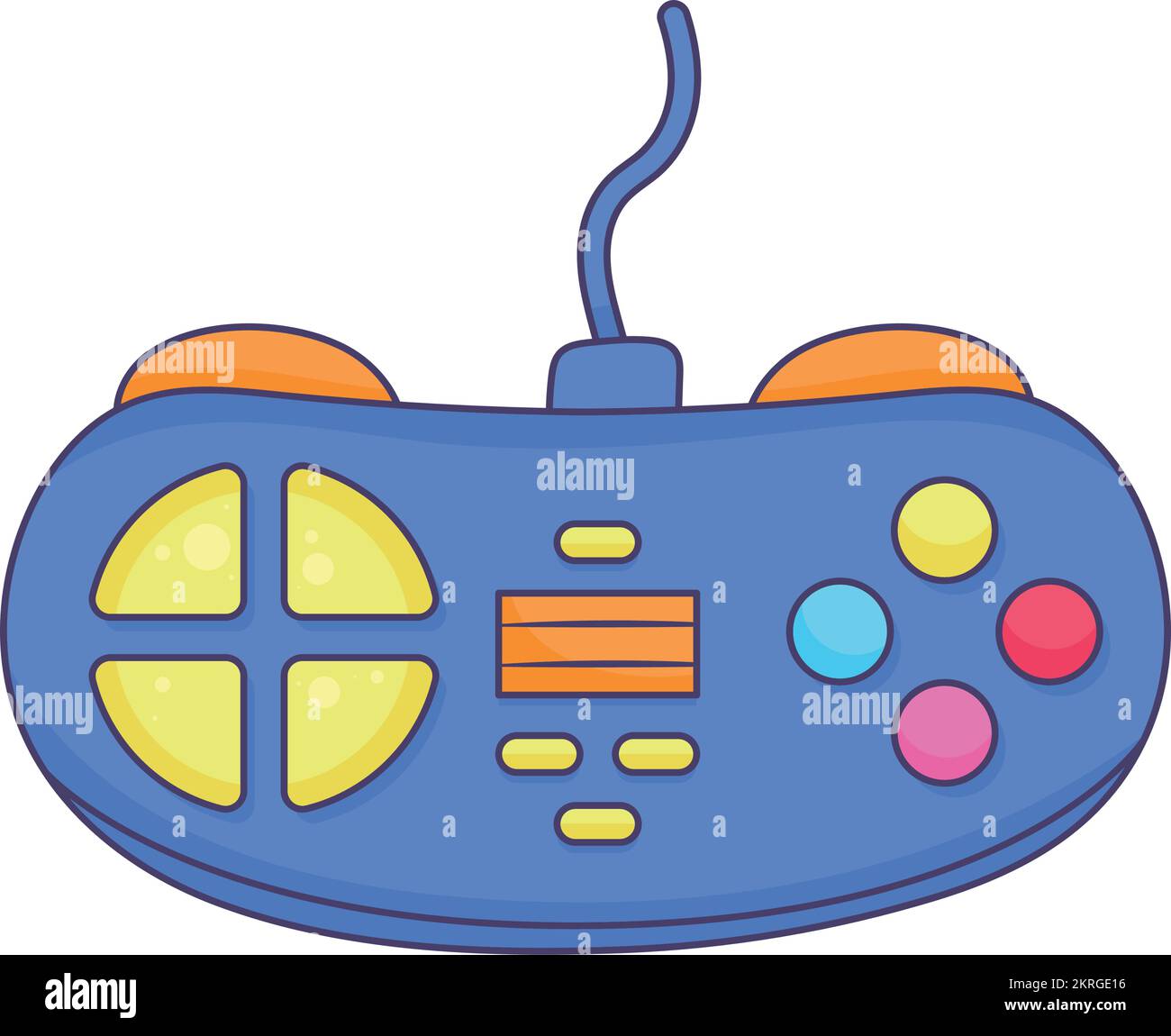 video game control nineties pop art style Stock Vector Image & Art - Alamy