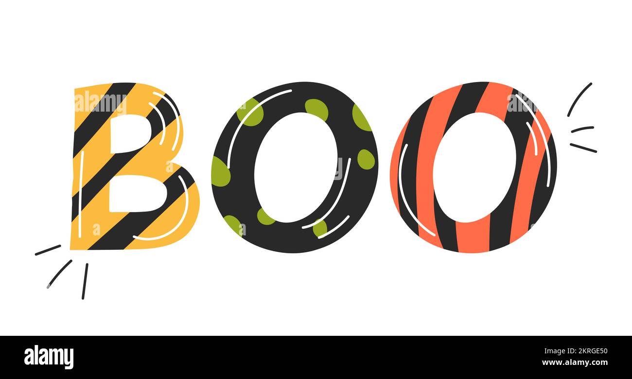 Happy halloween word abstract Cut Out Stock Images & Pictures - Alamy