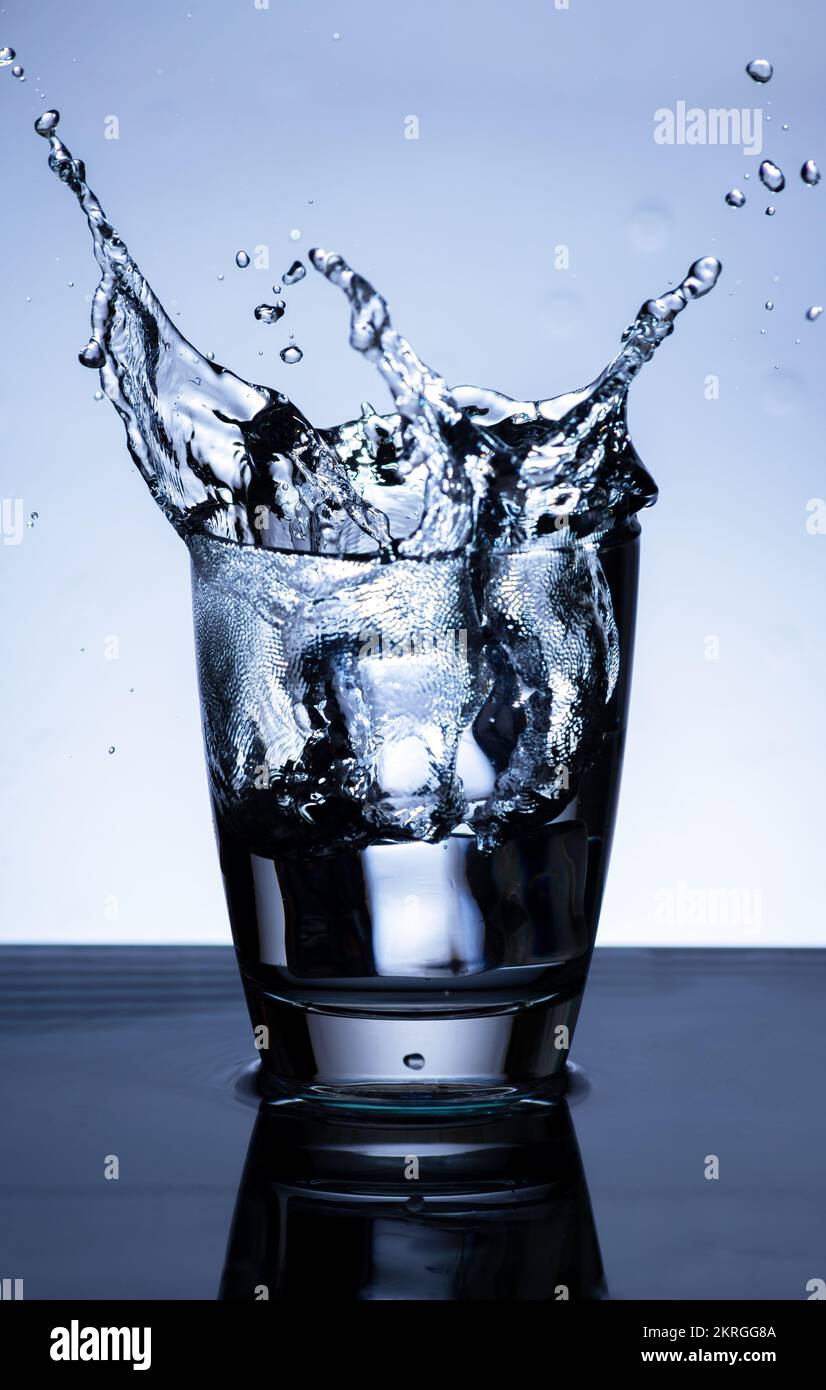 The image of pouring drinking water, into a glass, that makes one feel ...