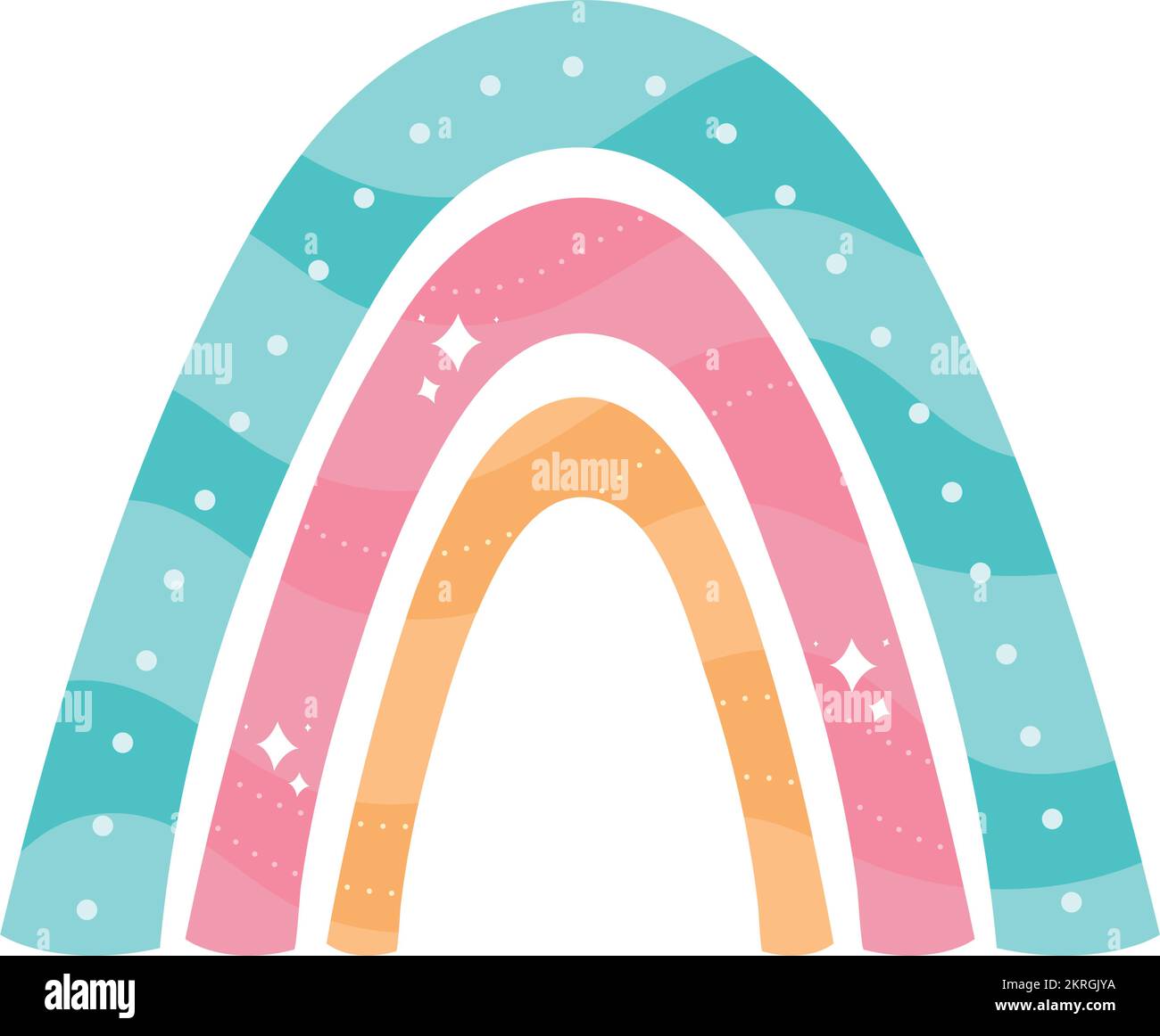 rainbow blue color nature icon Stock Vector Image & Art - Alamy