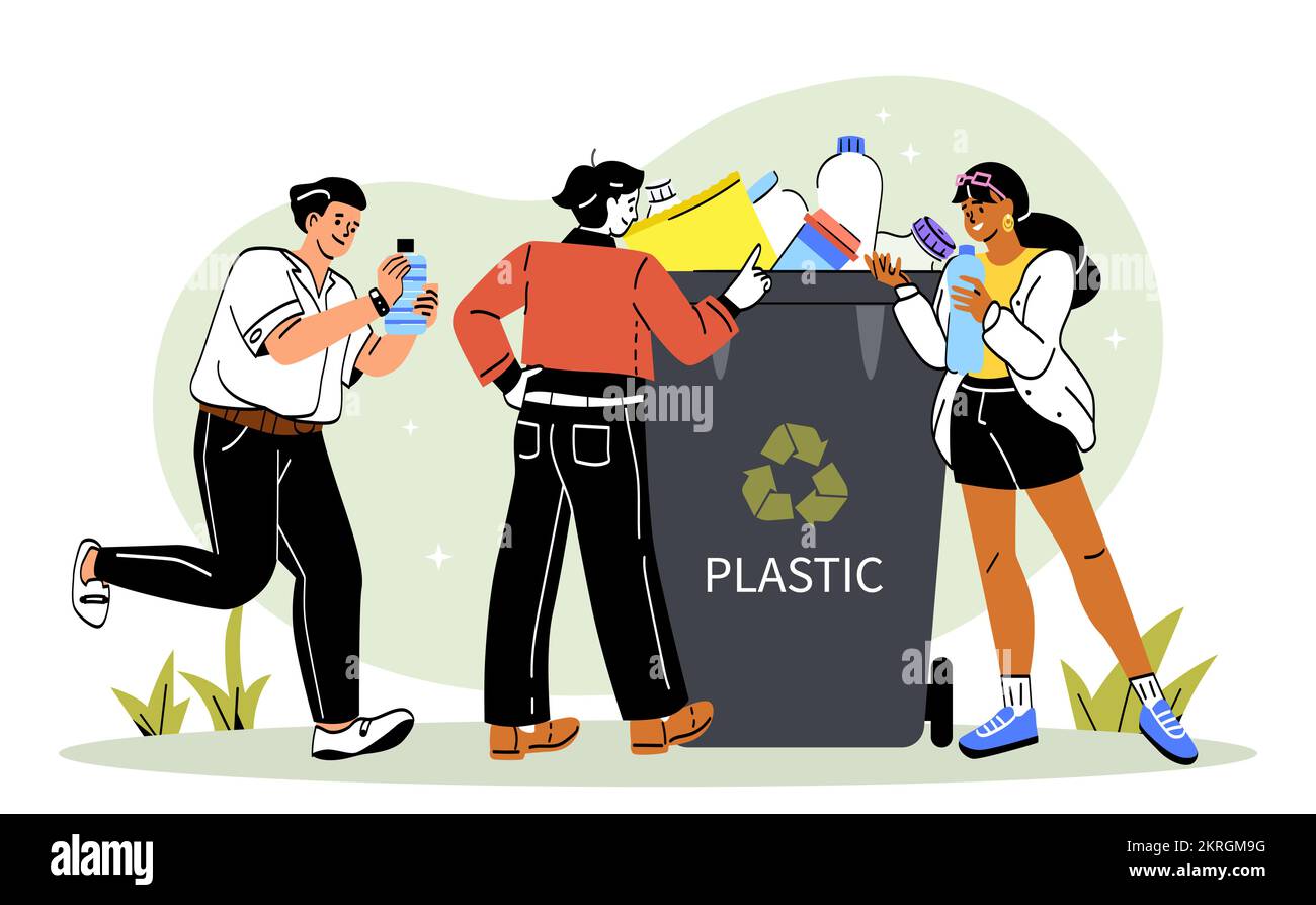 Recycling garbage concept Stock Vector Image & Art - Alamy