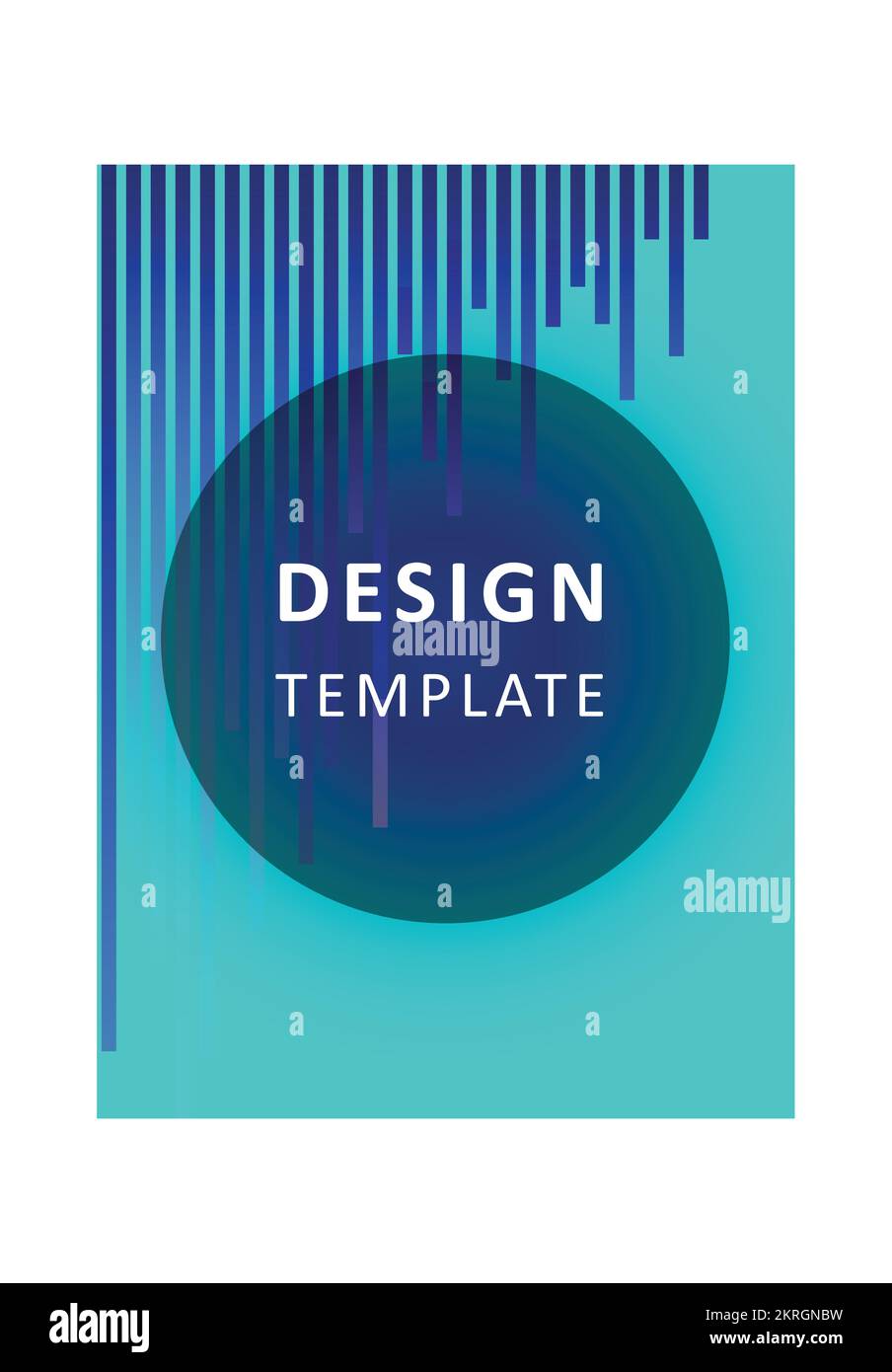 Cover template graphic geometric and glitch elements Stock Vector Image ...