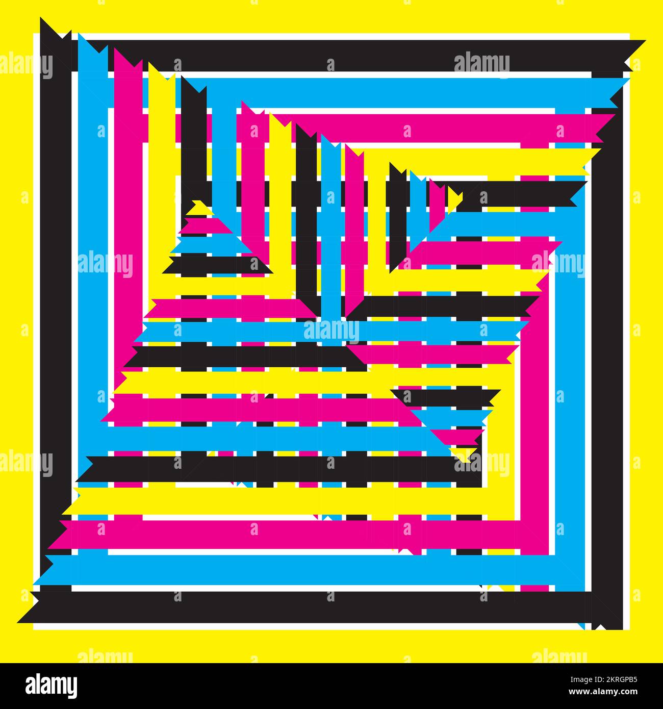 Cyan magenta yellow blue hi-res stock photography and images - Alamy