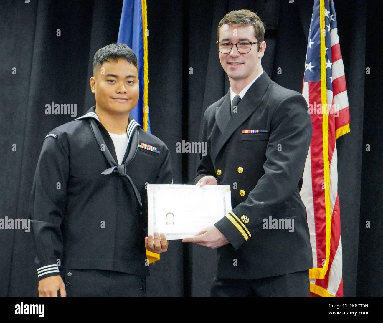 YOKOSUKA, Japan (Nov. 17, 2022) — New American citizens, co-workers ...
