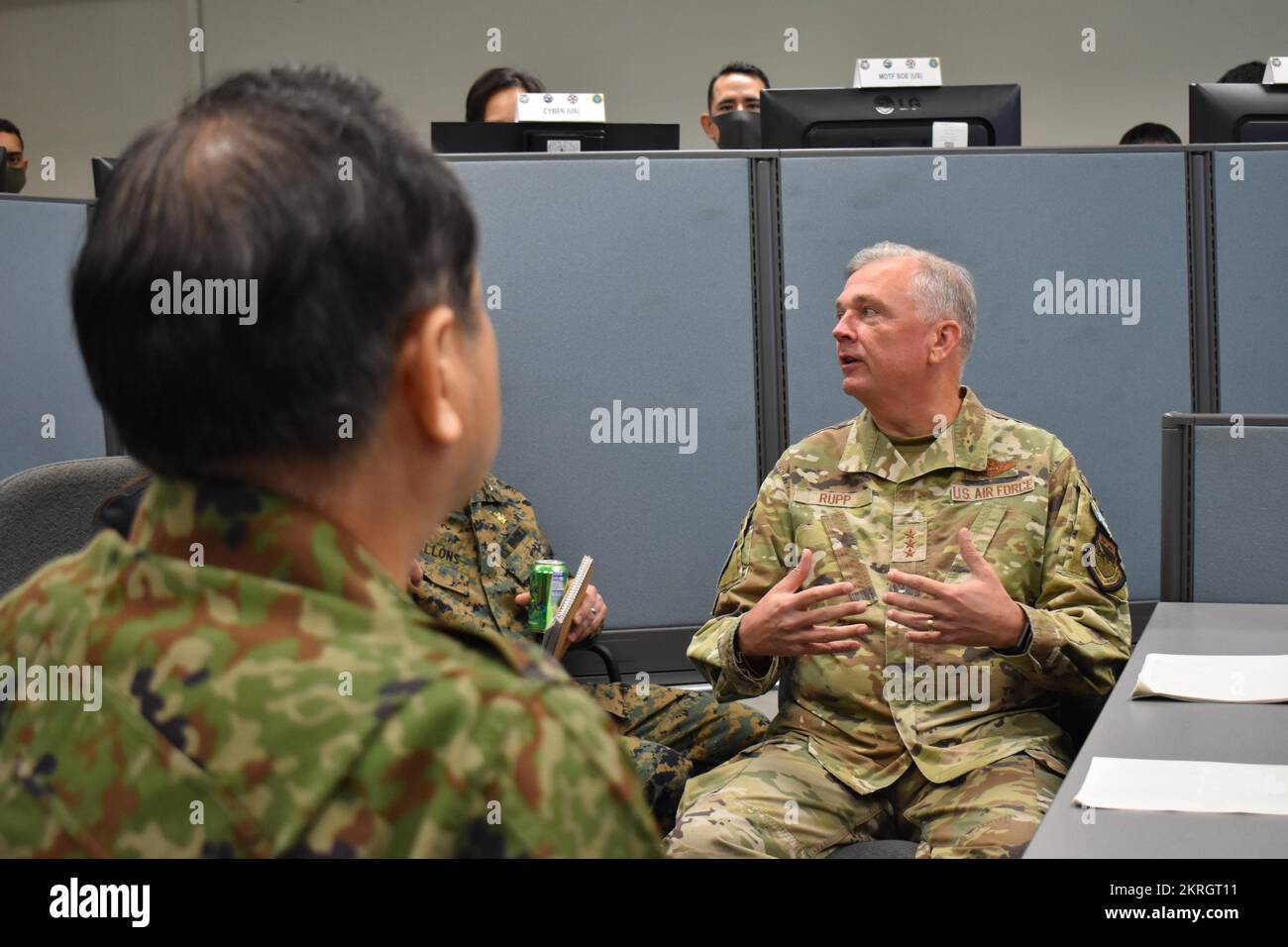 Lt. Gen. Ricky Rupp, commander of United States Forces Japan and Fifth ...