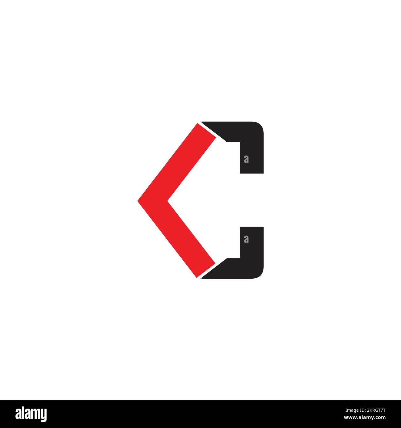 letter kc simple geometric line logo vector Stock Vector Image & Art ...