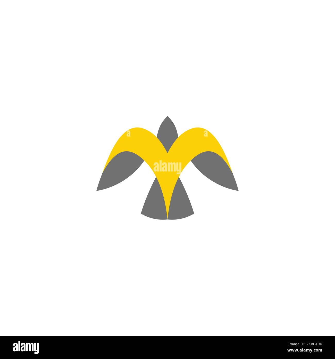 Geometric bird logo Cut Out Stock Images & Pictures - Alamy