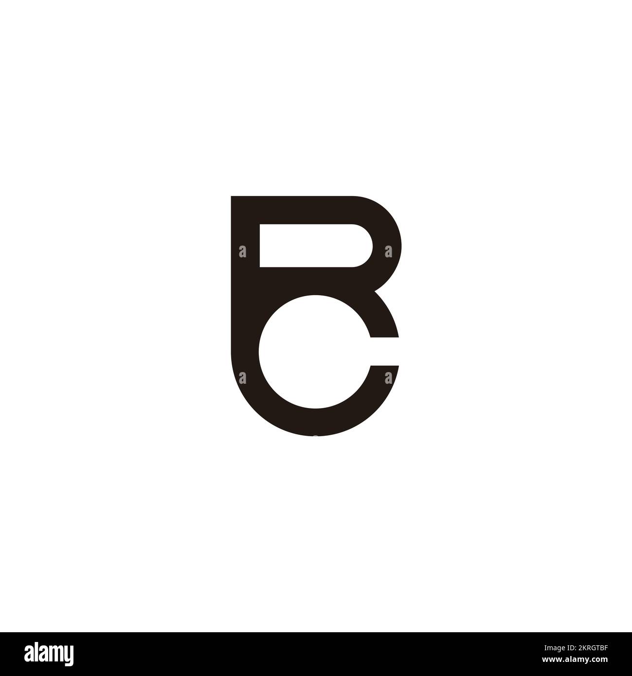 letter rc simple geometric link logo vector Stock Vector Image & Art ...