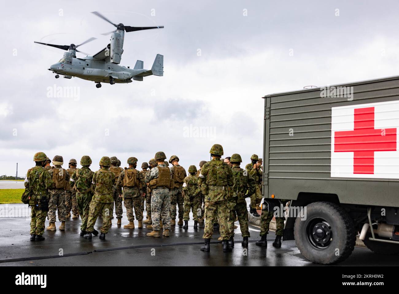 U.S. Marines with III Marine Expeditionary Force and members of the ...